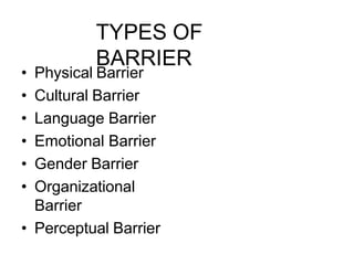 Barriers to communication. .pptx