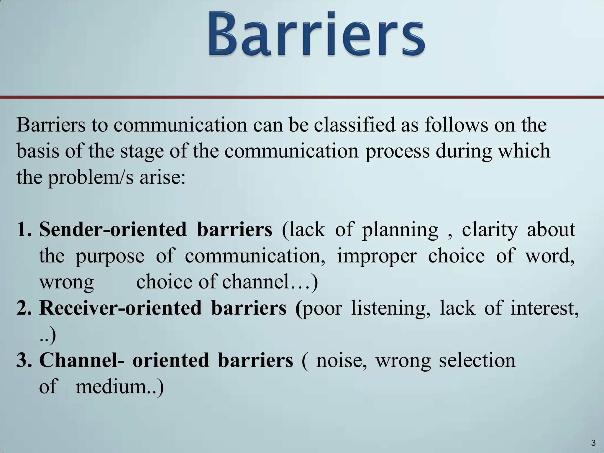 BARRIERS TO COMMUNICATION.pdfggggggggggggggggg | PDF