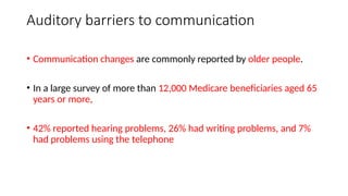 Barriers to communication - Auditory and non auditory.pptx