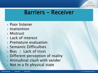 Barriers to communication | PPT