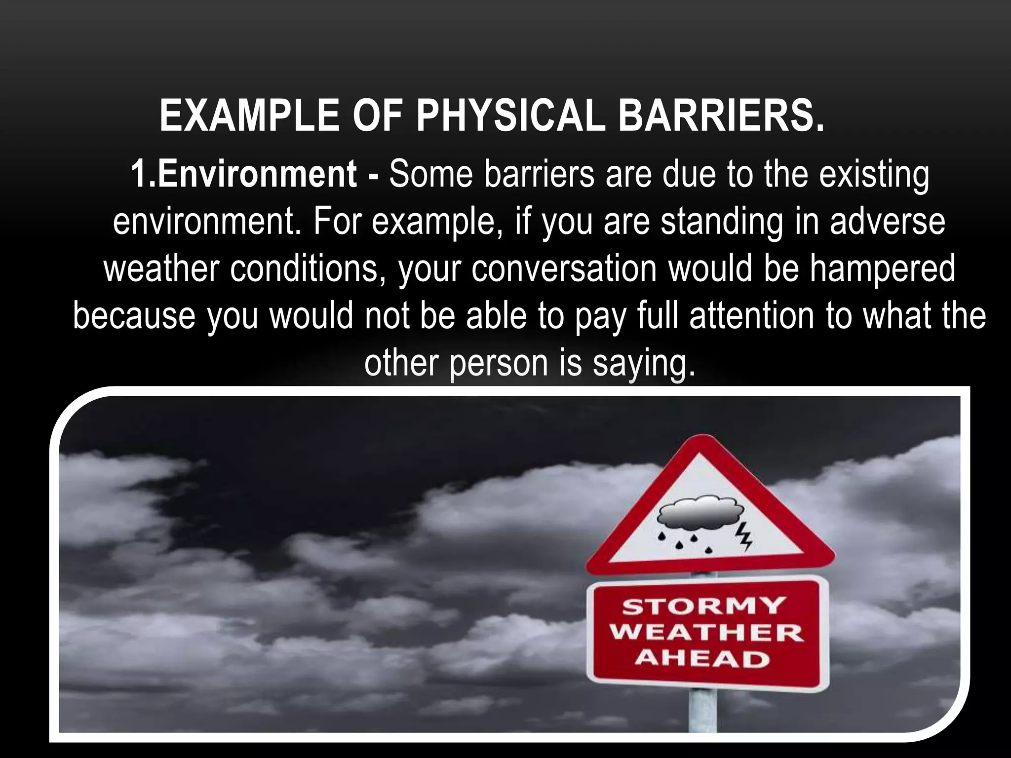 Barriers in communication | PPT | Free Download