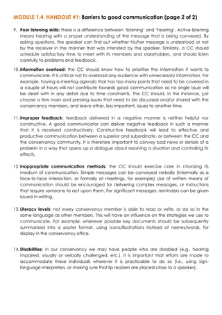 Barriers to communication__notes | PDF | Family and Relationships