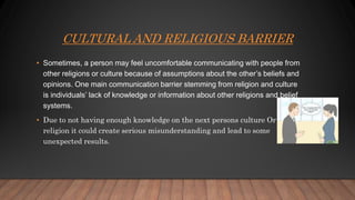 Barriers to communication skills . pptx | PPTX