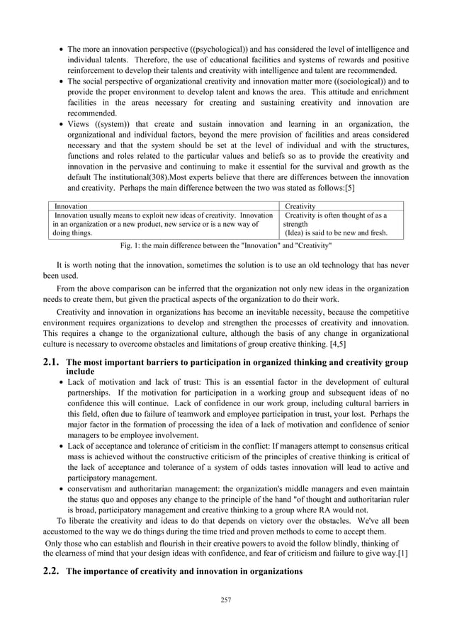 Barriers to creativity | PDF