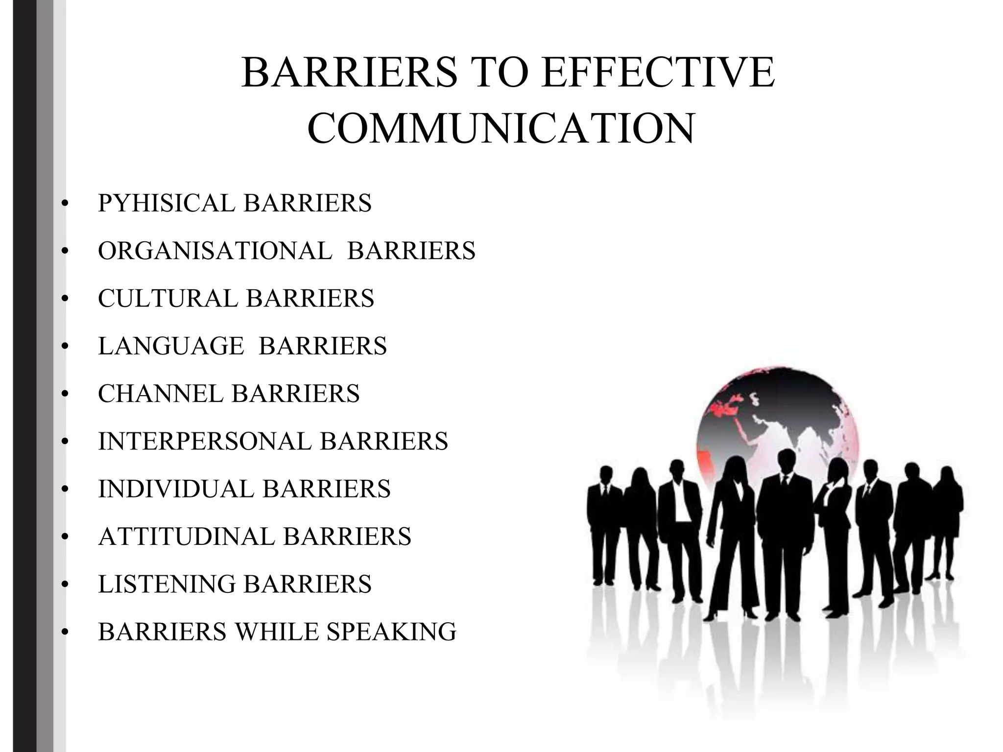 Barriers to Effective Communication Powerpoint Presentation | PPTX
