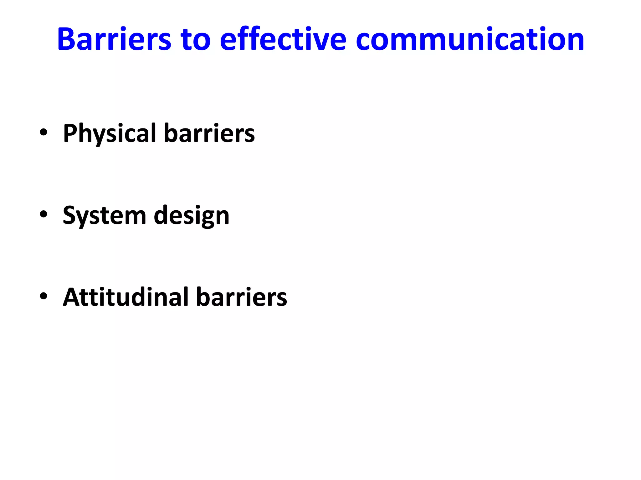 Barriers to effective communication | PPT