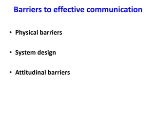Barriers to effective communication | PPTX