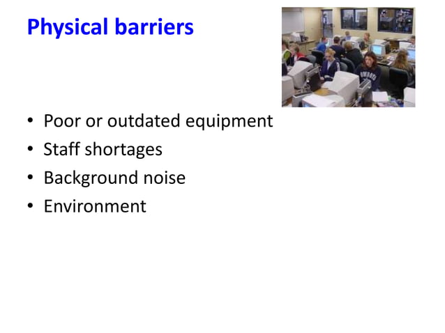 Barriers to effective communication | PPT
