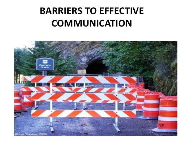 Barriers To Communication