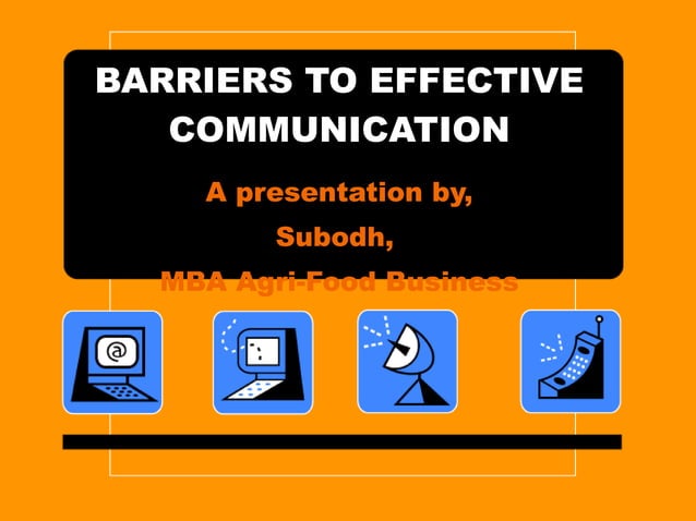 Barriers To Effective Communication | PPT