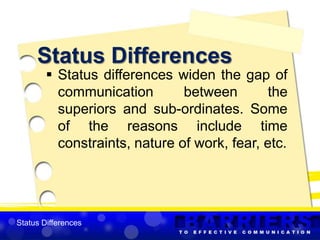 Barriers to effective communication | PPTX