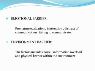 Barriers to effective communication | PPTX