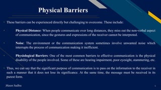 Barriers to effective communication | PPTX