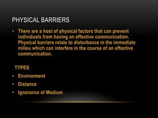 Barriers to effective communication and ways to overcome them | PPT