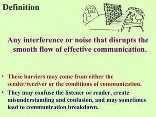 Barriers to effective communication | PPT