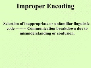 Barriers to effective communication | PPT