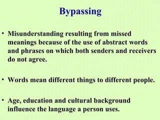 Barriers to effective communication | PPT