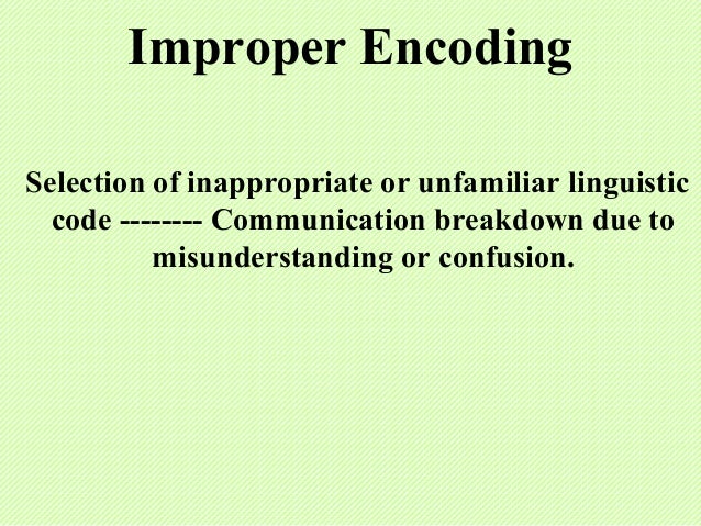 Barriers to effective communication