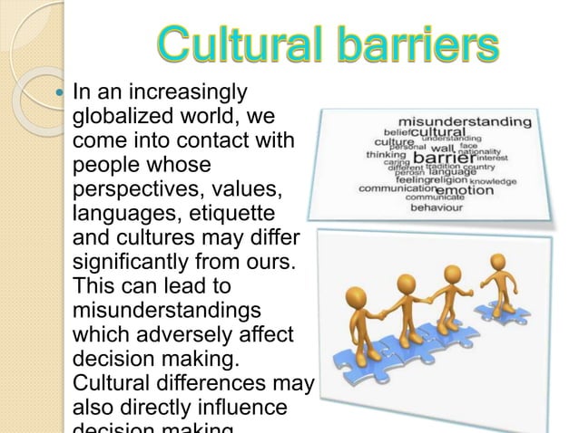 Barriers To Effective Decision Making