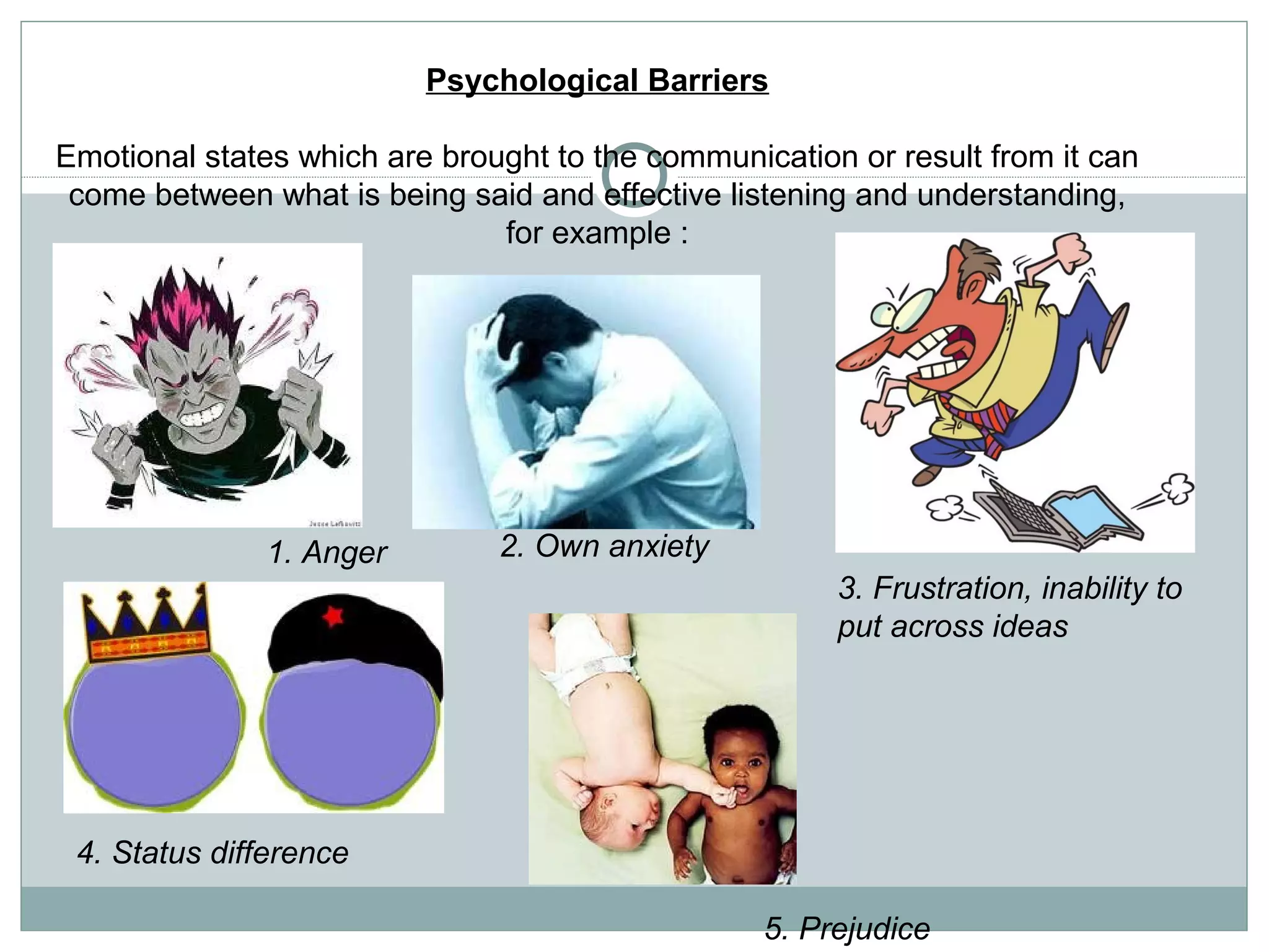 Barriers to effective listening. | PPT