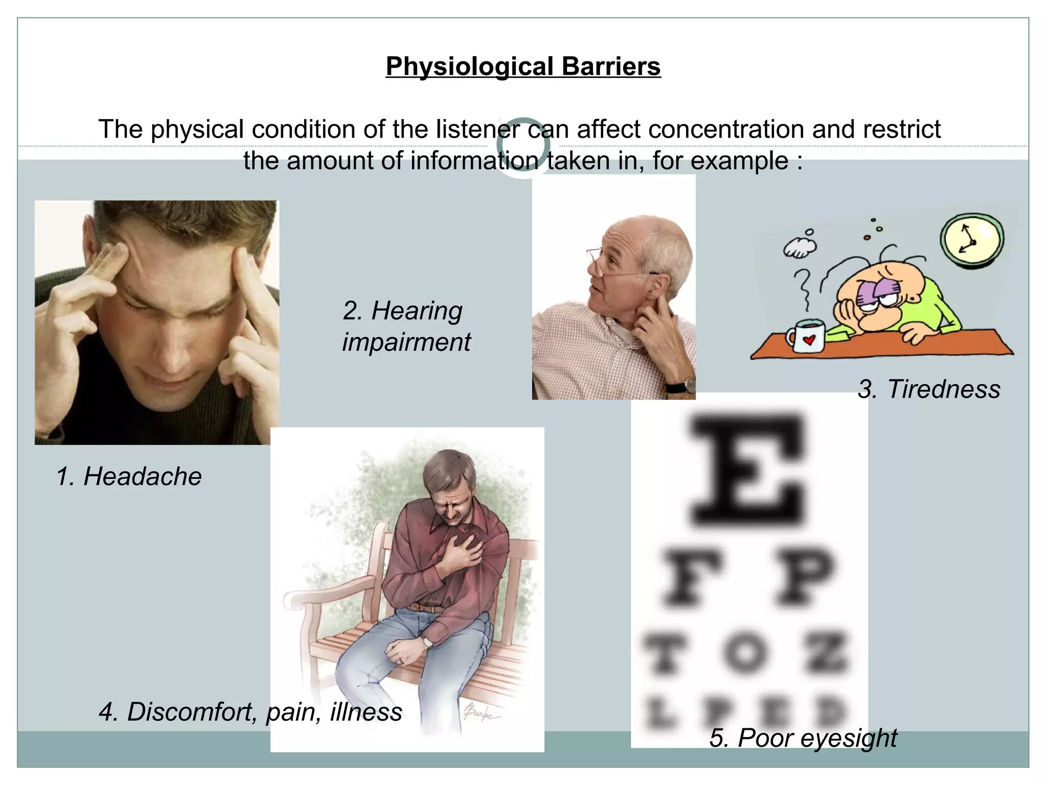 Barriers to effective listening. | PPT