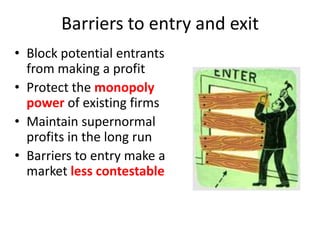 Barriers to Entry and Exit | PPTX