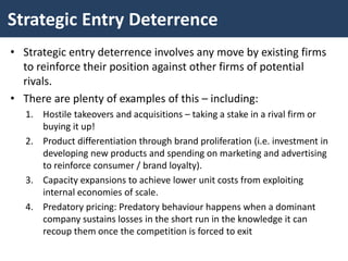 Barriers to Entry in Markets | PPTX