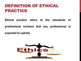 Barriers to ethical practice | PDF