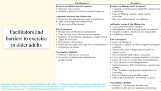 Barriers to excercising and overcoming them | PPTX