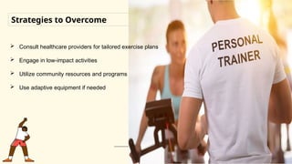 Barriers to excercising and overcoming them | PPTX