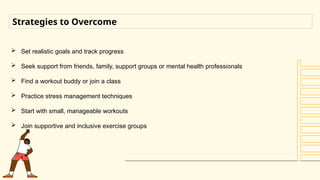 Barriers to excercising and overcoming them | PPTX