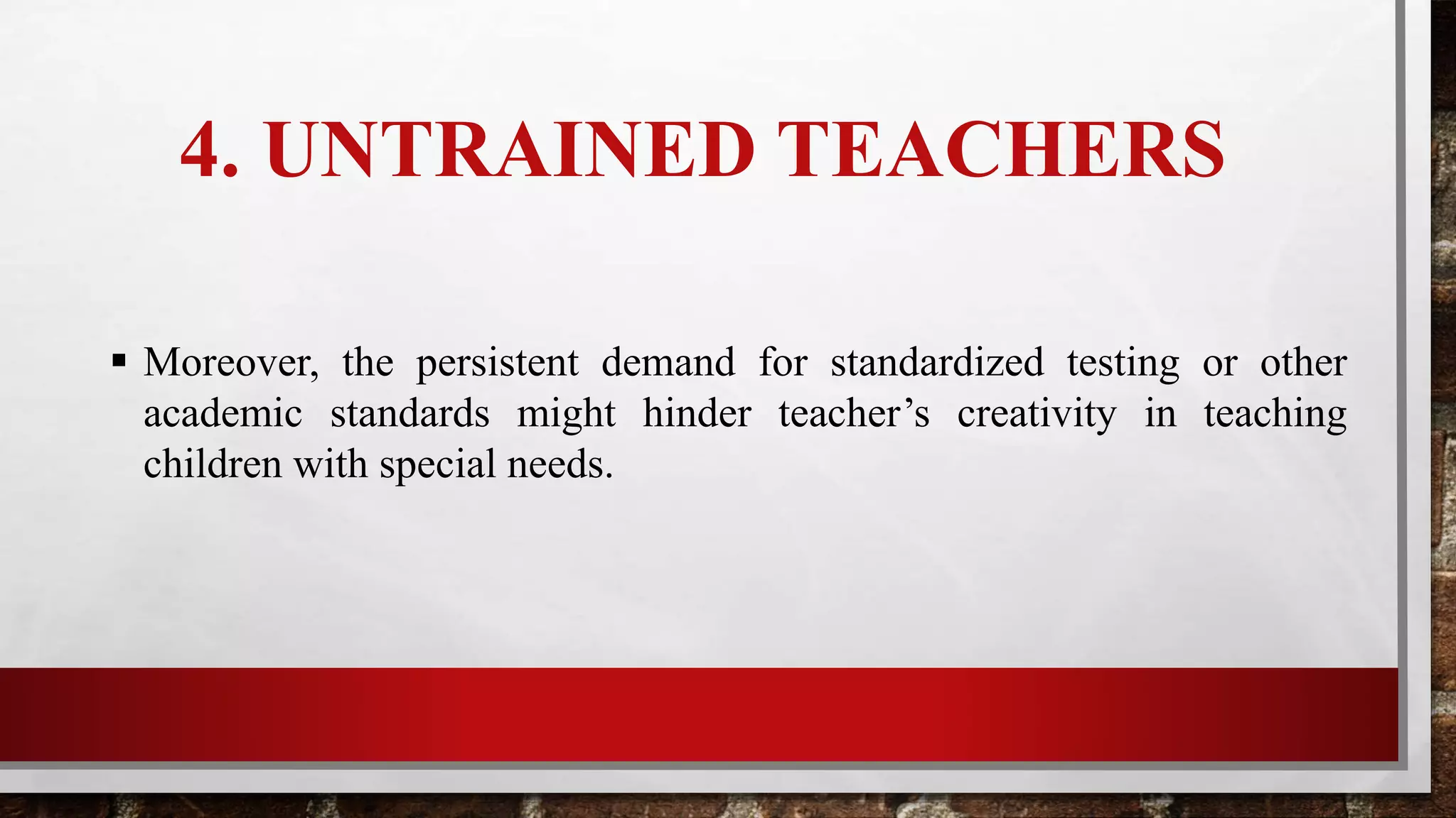 Barriers to inclusive education | PPTX