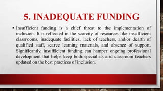 Barriers to inclusive education | PPTX