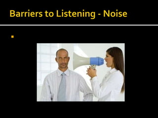 Barriers to listening noise | PPTX