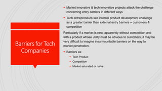 barriers to market.pptx ............................. | PPTX