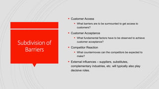 barriers to market.pptx ............................. | PPTX