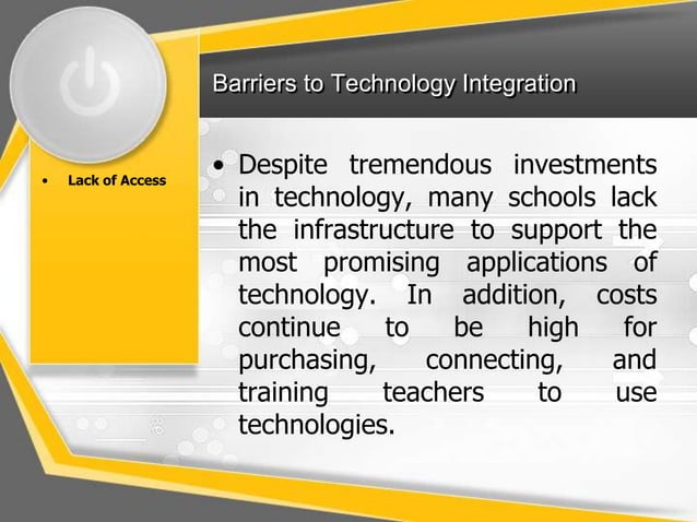 Barriers to Technology Integration _ CLARITO | PPTX | Internet for ...