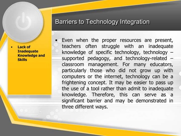 Barriers to Technology Integration _ CLARITO | PPTX | Internet for ...