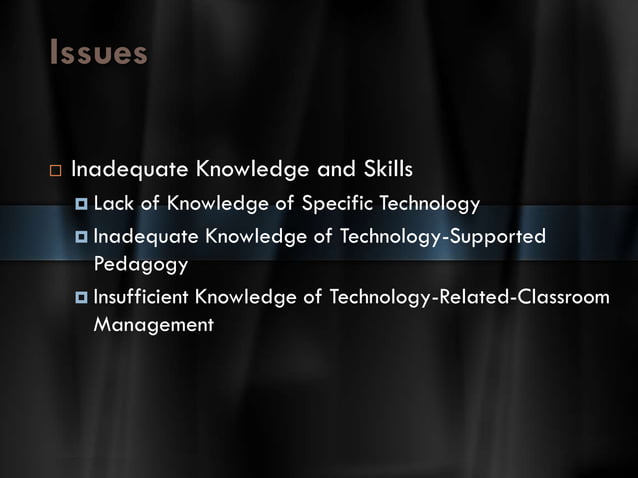 Barriers to technology integration | PPTX