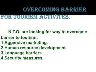 Barriers to travel | PPTX