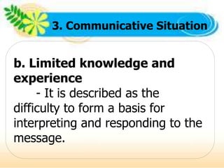 Barriers to verbal communication | PPTX