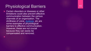 Barrier to communications part i | PPT