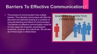 Barrier to communications part i | PPT