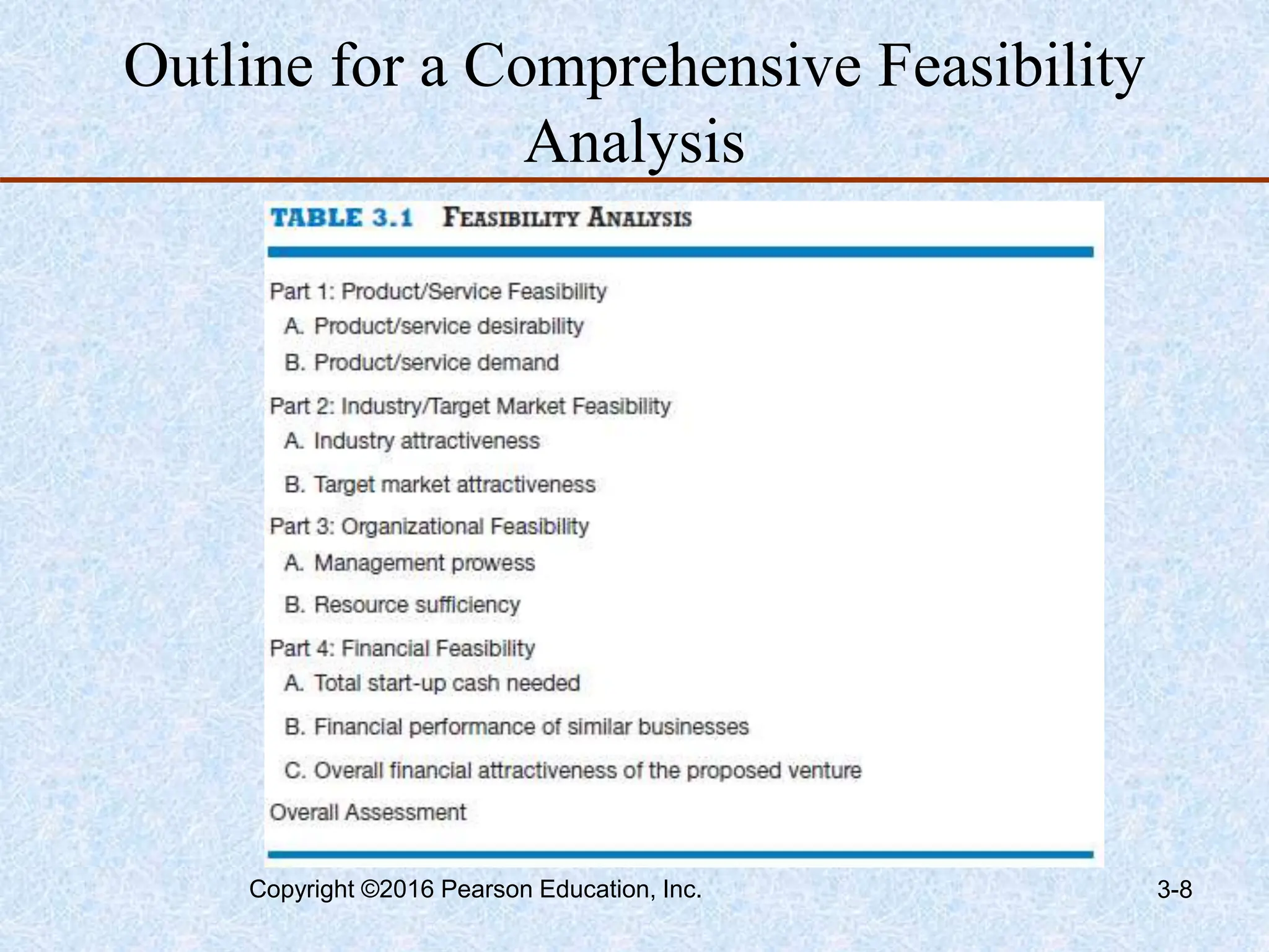 barringer-Chapter3-Feasibility Analysis.ppt