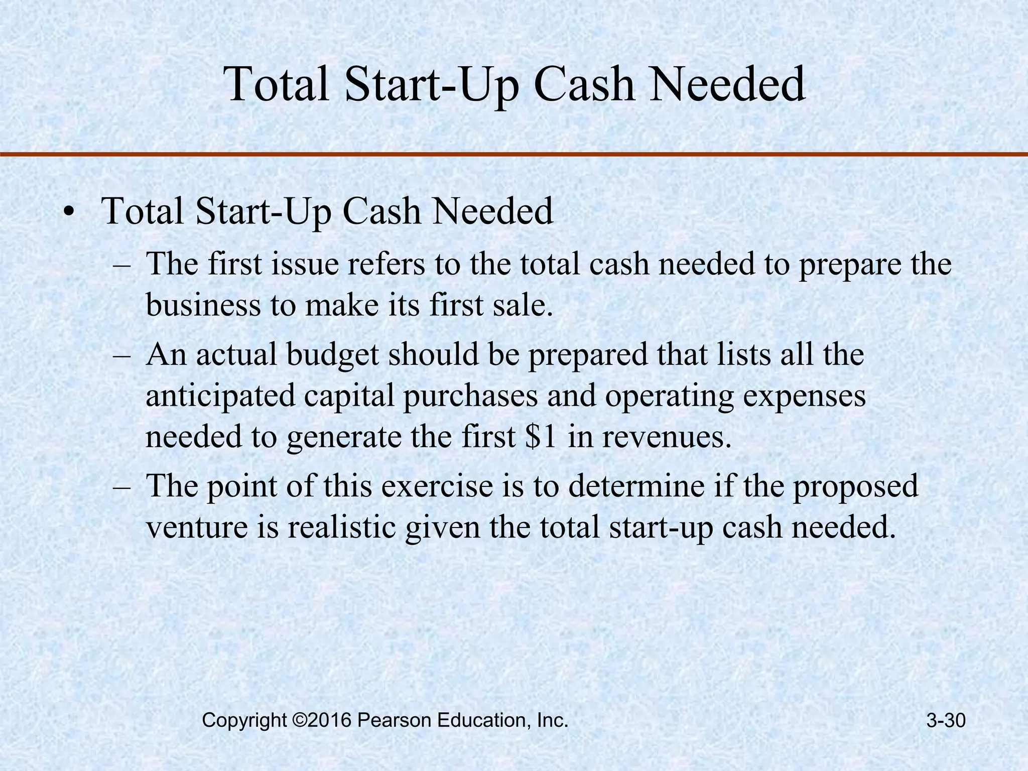 barringer-Chapter feasibility study power point slides | PPT