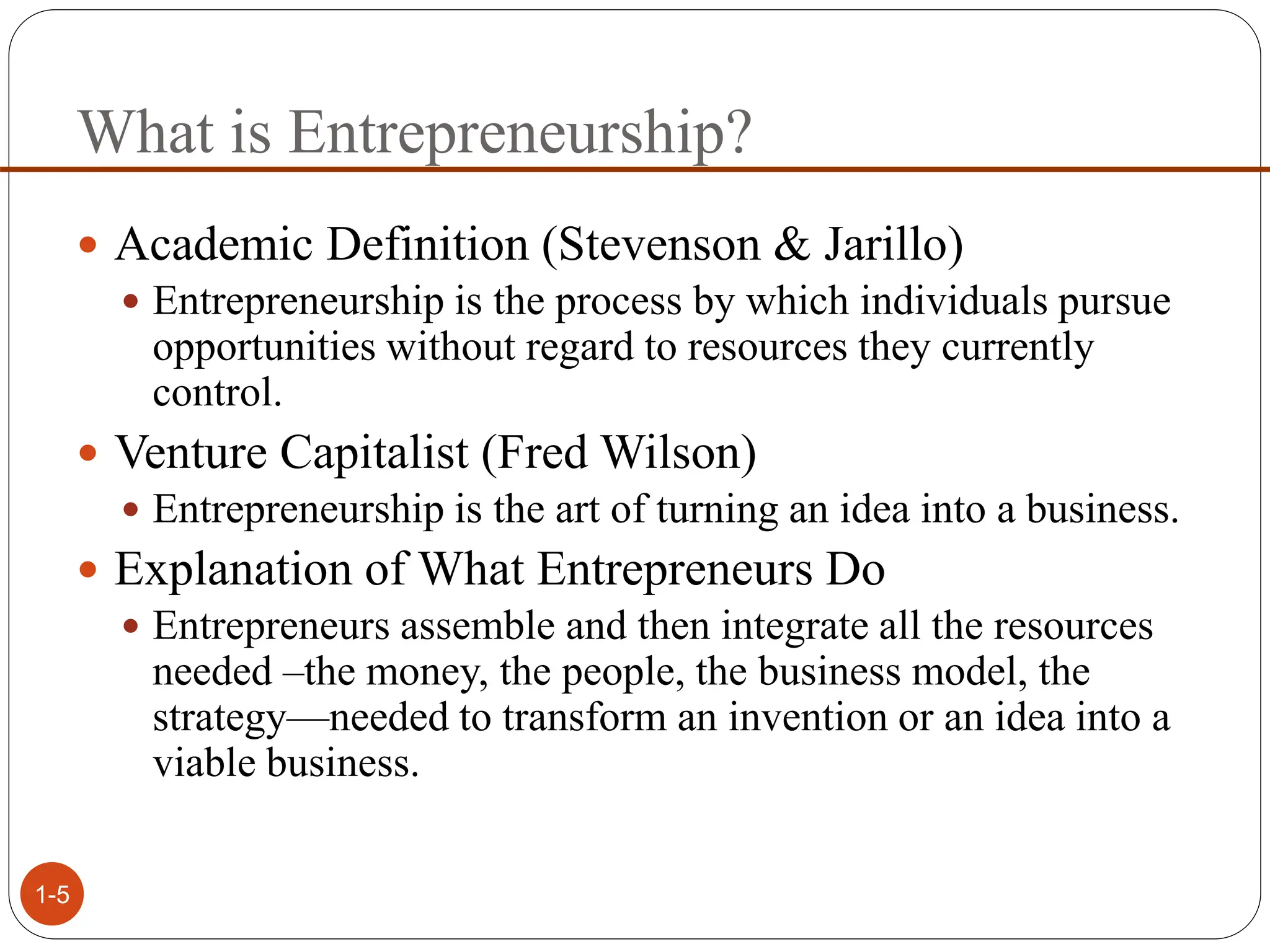 Introduction to Entrepreneurship by Barringer | PPT