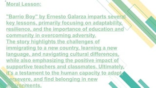 Barrio Boy and risha's report with her m | PPTX