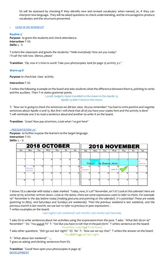 Barrionuevo secondary - lesson plan 4 bis - passed | PDF