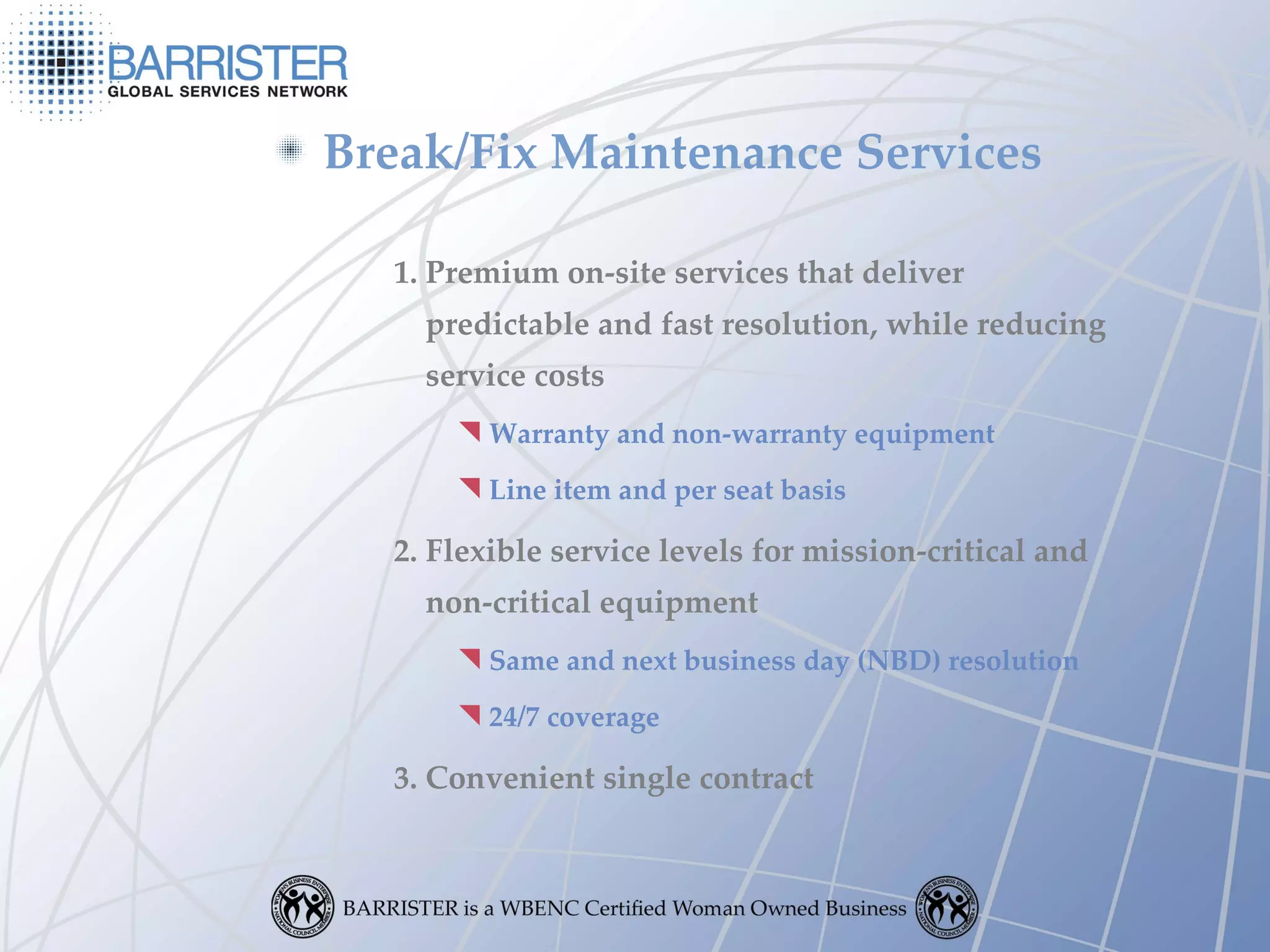 Barrister Overview - Field Services Solutions | PPT