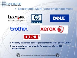 Barrister overview printer repair | PPT